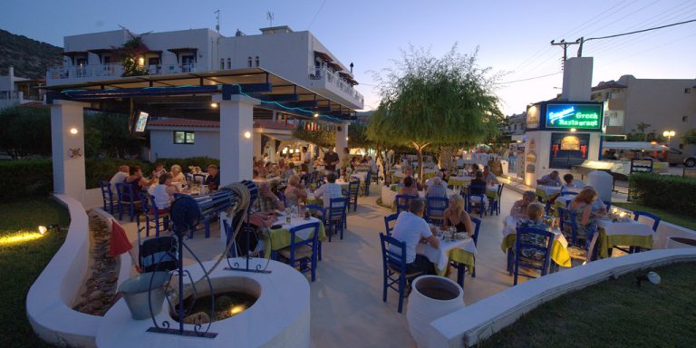 Restaurant - Sergiani Garden Hotel Restaurant in Stalis Crete Greece